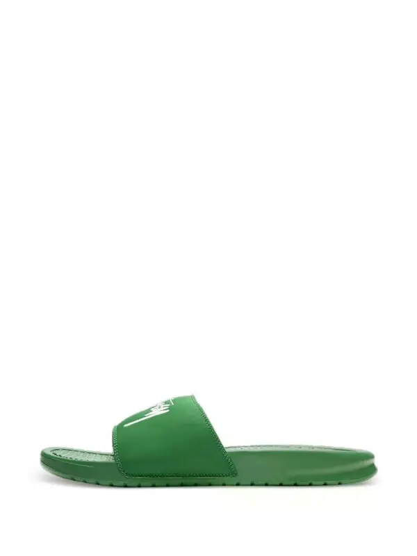 Nike Benassi Pine /sail Slides - Green