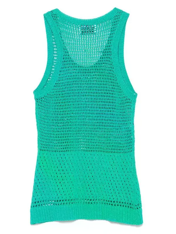 Moschino Open-knit Tank Top