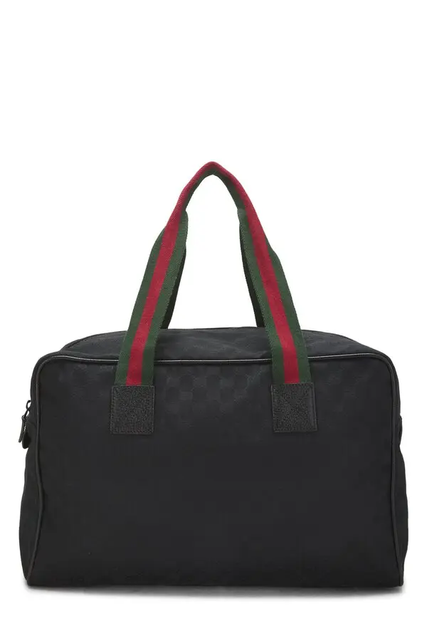 Gucci Gg Canvas Web Duffle