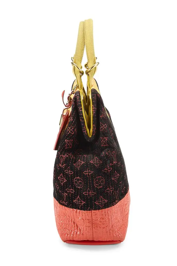 LOUIS VUITTON Richard Prince Neon Noir Monogram Motard Firebird Bag
