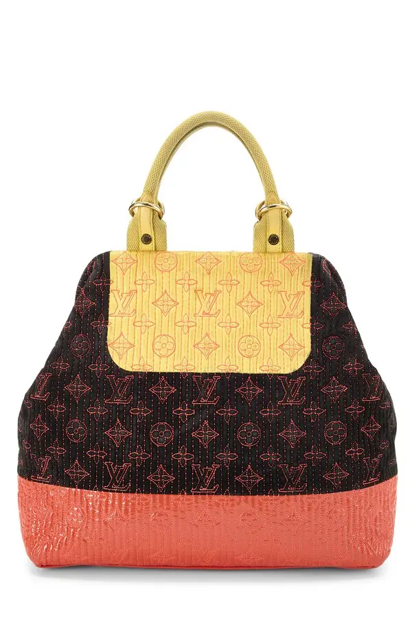 LOUIS VUITTON Richard Prince Neon Noir Monogram Motard Firebird Bag