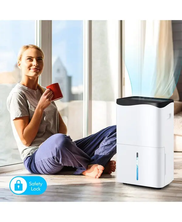 VOLENCA 100-pint Dehumidifier With Smart App And Alexa Control For Home And Basements
