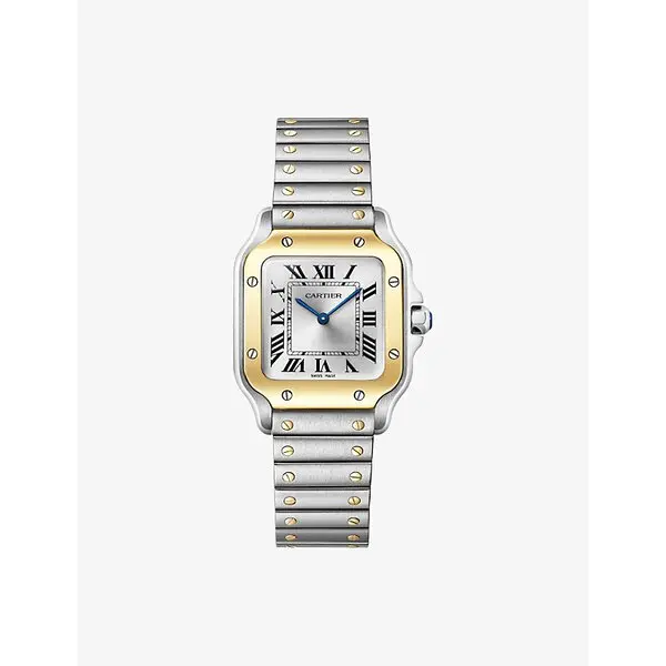 CARTIER Santos De Quartz Watch - Yellow Gold
