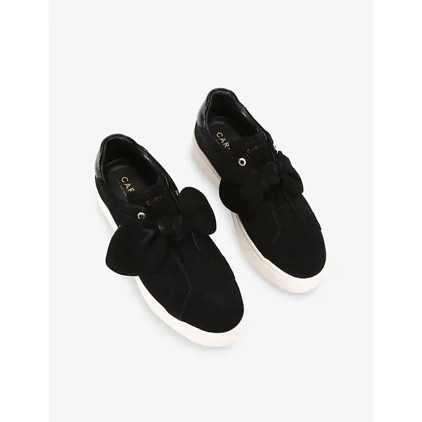 Carvela Chiara Bow Suede Low-top Trainers