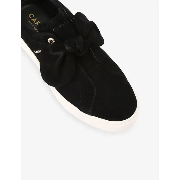 Carvela Chiara Bow Suede Low-top Trainers