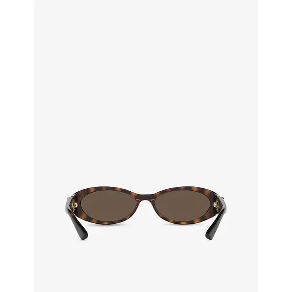 Gucci Gg1660s Oval Sunglasses - Brown