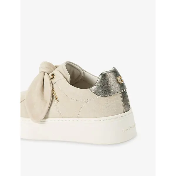 Carvela Chiara Bow Suede Low-top Trainers