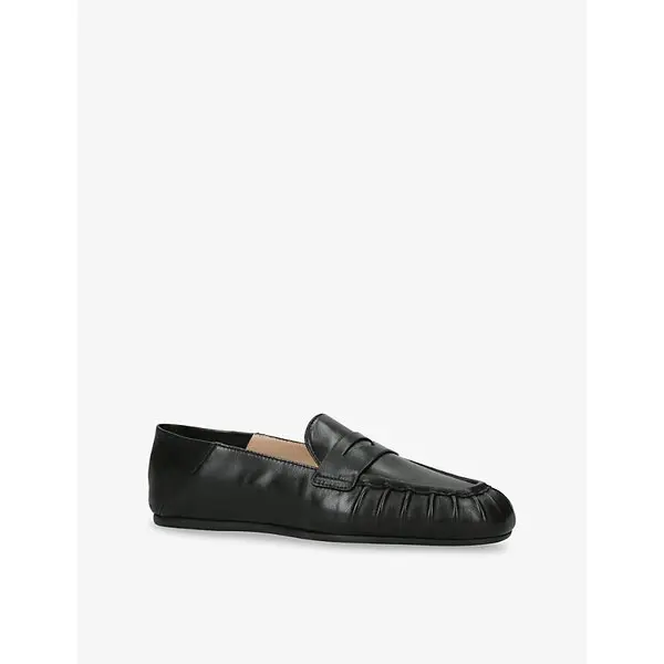 STUART WEITZMAN Brooks Leather Loafers - Black