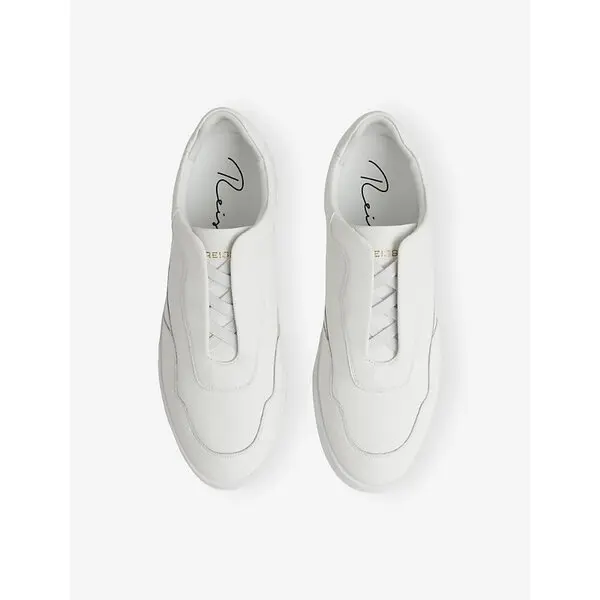 REISS Cruz Leather Low-top Trainers