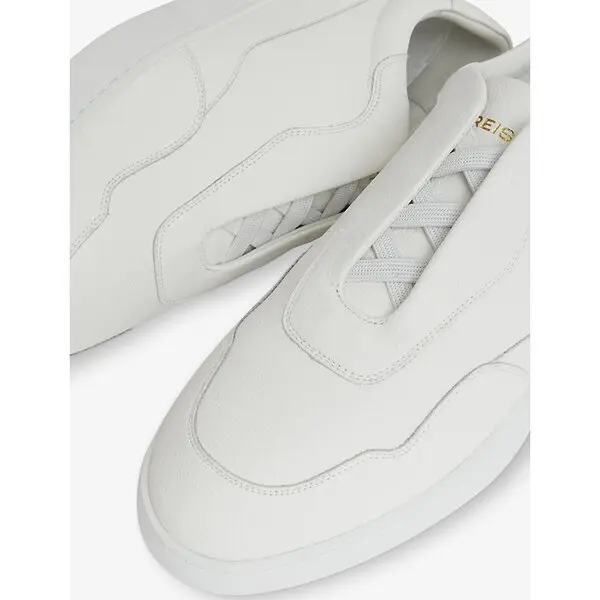REISS Cruz Leather Low-top Trainers