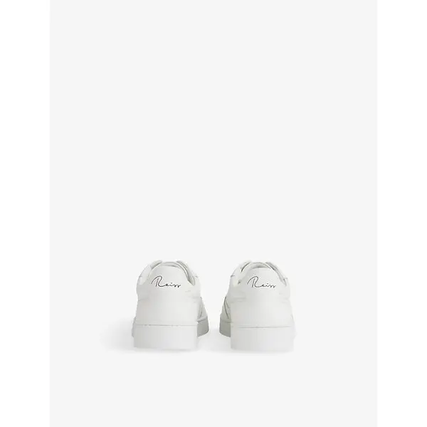 REISS Cruz Leather Low-top Trainers