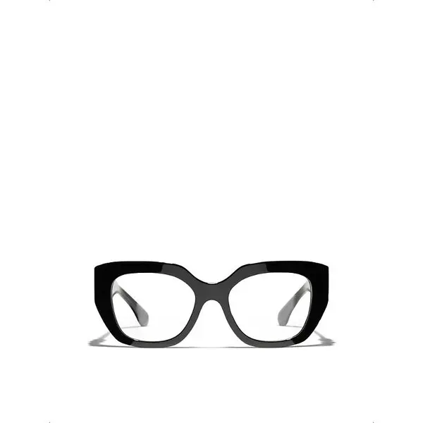 Chanel Square Eyeglasses - Black