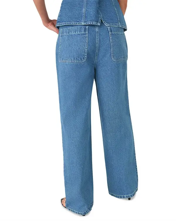 Whistles Relaxed Straight Leg Jeans - Denim