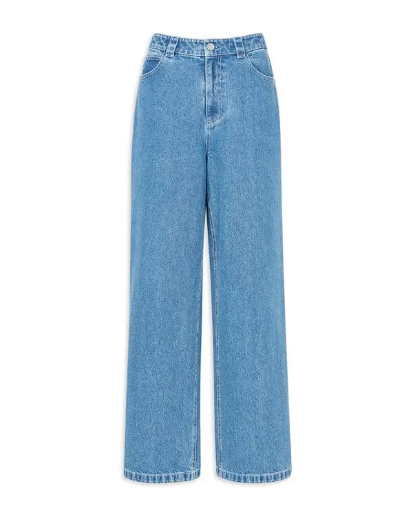 Whistles Relaxed Straight Leg Jeans - Denim