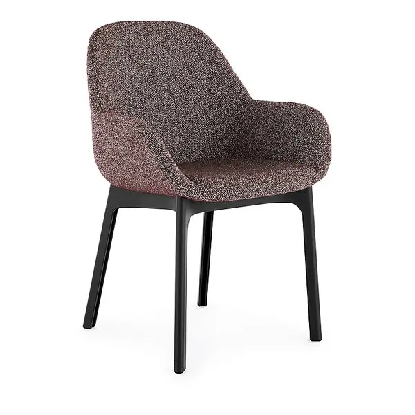 KARTELL Clap Dining Chair - Brown-powder/black