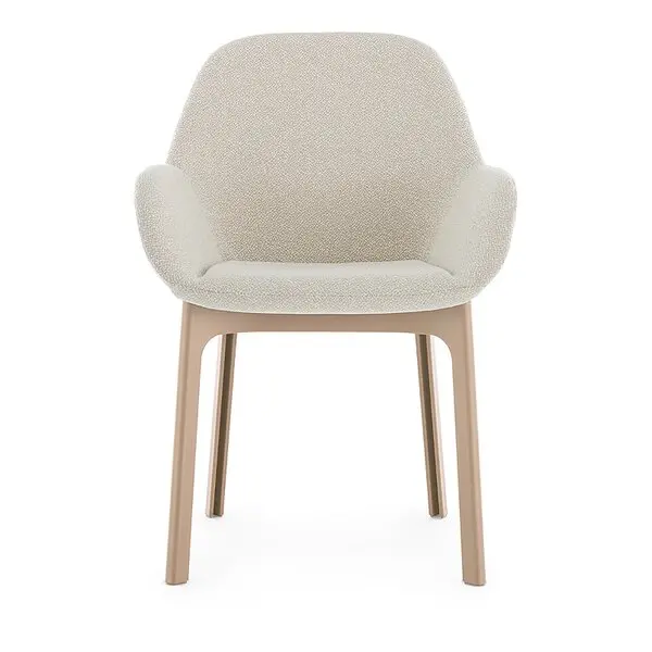 KARTELL Clap Dining Chair - White-beige/powder