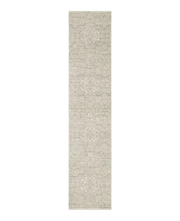NOURISON HOME Shadows Shw06 Runner Area Rug, 2'2 X 12 - Grey