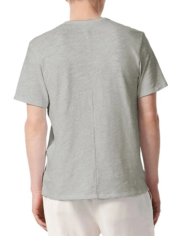 Rag & Bone Sour Face Embroidered Tee - Leaf Gray
