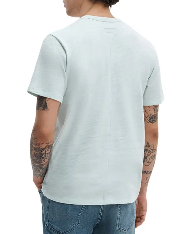Rag & Bone Sour Face Embroidered Tee - Soft Gray