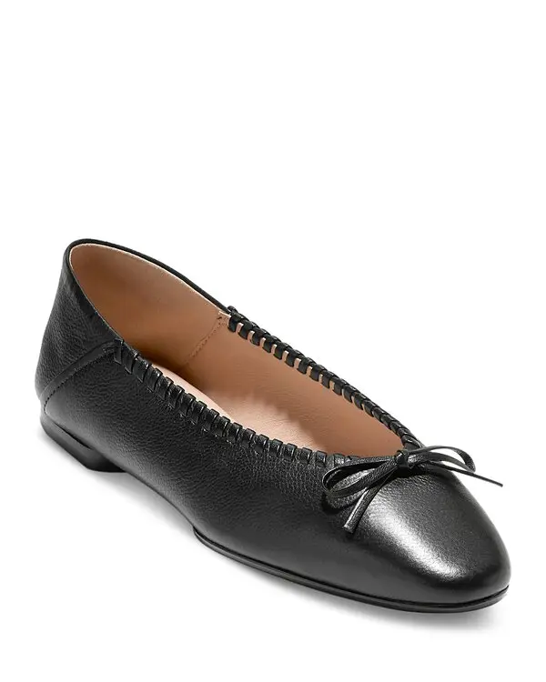 Cole Haan Jaya Travel Ballet Flats - Black Leather