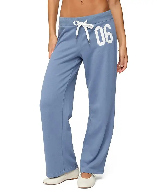 EDIKTED Petite 06 Sweatpants - Blue
