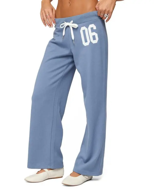 EDIKTED Petite 06 Sweatpants - Blue