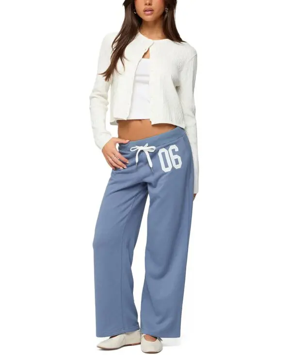 EDIKTED Petite 06 Sweatpants - Blue