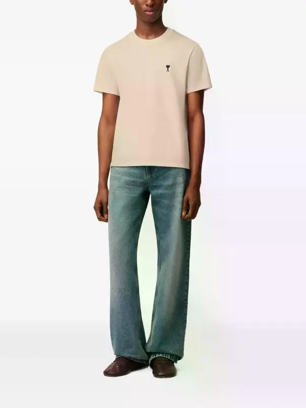 AMI Paris De Coeur T-shirt - Neutrals