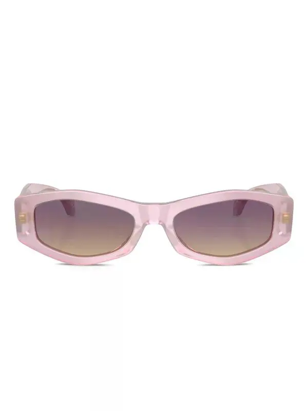 Versace Geometric-frame Sunglasses - Pink