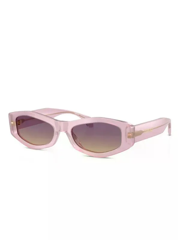 Versace Geometric-frame Sunglasses - Pink