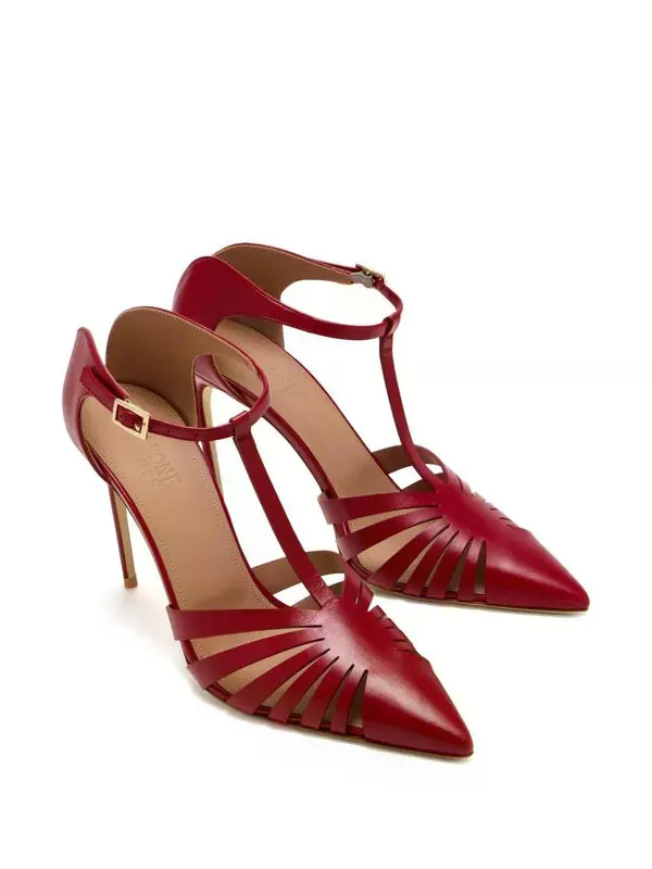 MALONE SOULIERS 90mm Jennifer Pumps - Red