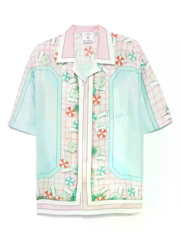 Casablanca Silk Shirt - Pink