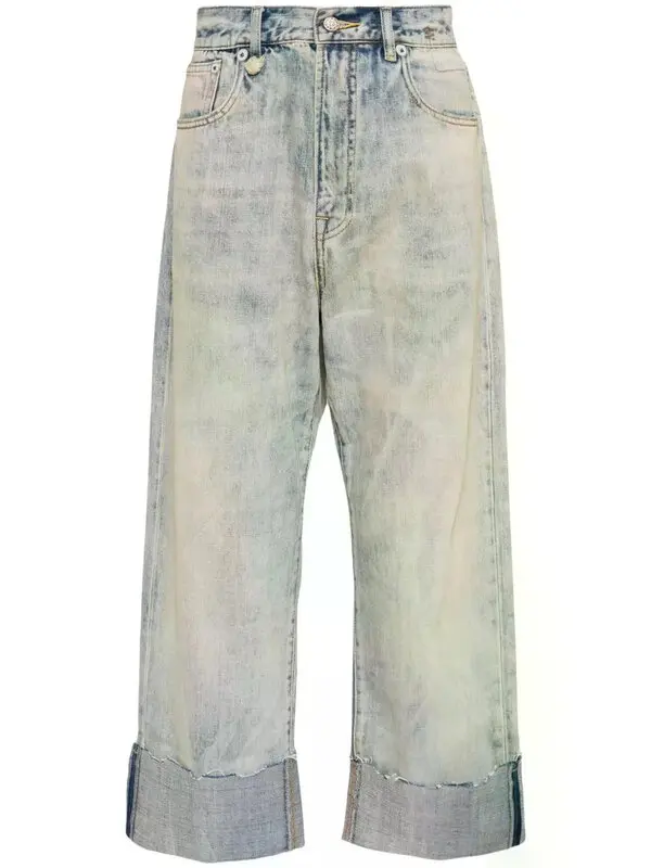 R13 Cuffed X-boyfriend Jeans
