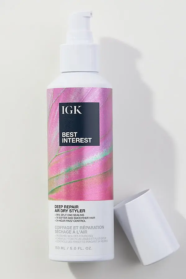 IGK Best Terest Deep Repair Air Dry Styler - Pink