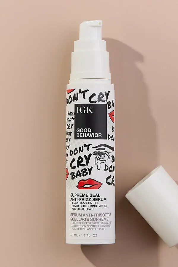 IGK Good Behavior Supreme Seal Anti-frizz Serum - White