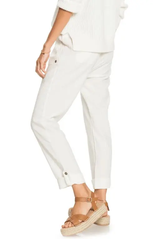 Roxy Tie Waist Linen Blend Pants
