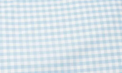 PETITE PLUME Light Gingham Set Of 2 Cotton Percale Pillowcases