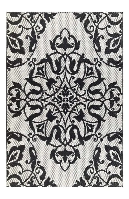MAD MATS New Wrought Iron Black & White - Black And White