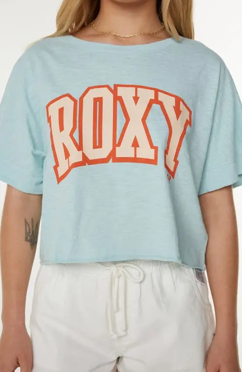 Roxy Oversized Cropped Graphic T-shirt