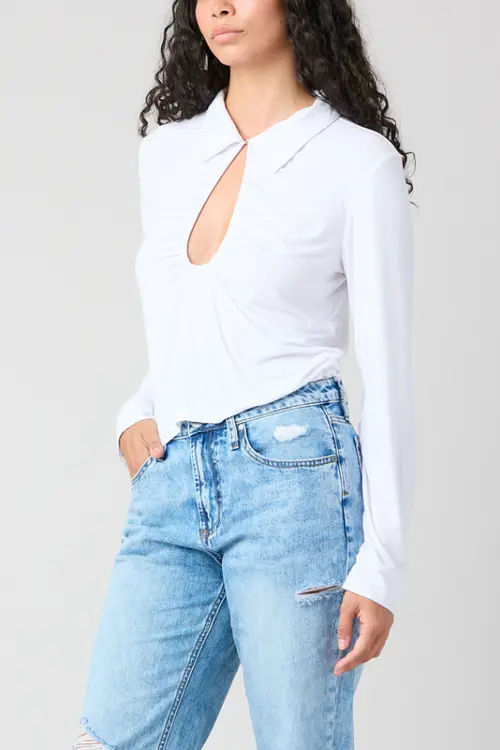 TT STUDIOS Cut Out Blouse