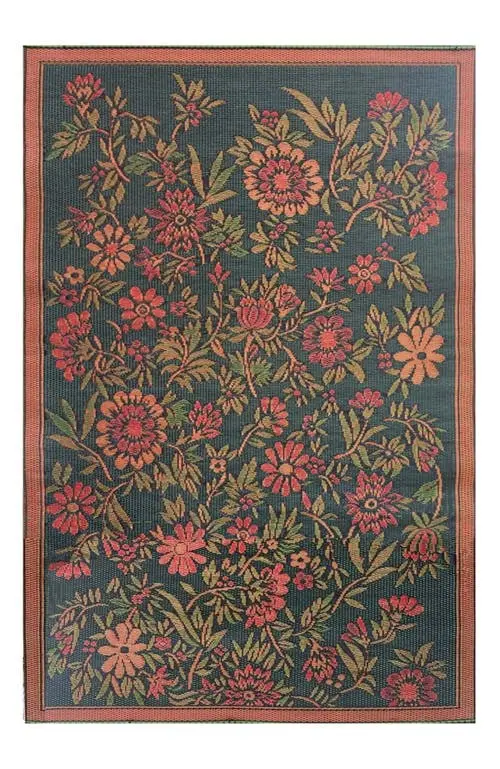 MAD MATS Wildflowers Hunter Green