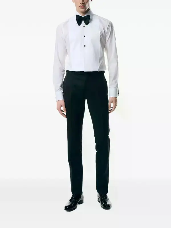 TOM FORD Cocktail Voile Slim Fit Evening Shirt - White