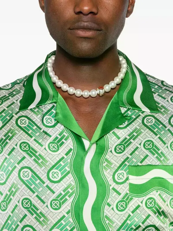 Casablanca Silk Shirt - Green