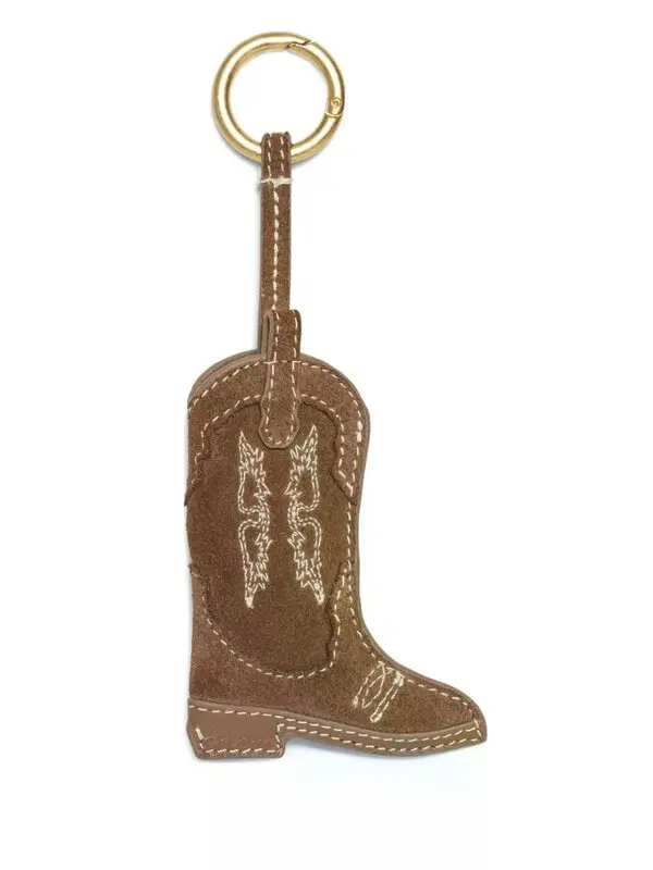 Zadig&Voltaire Tex Keyring - Brown