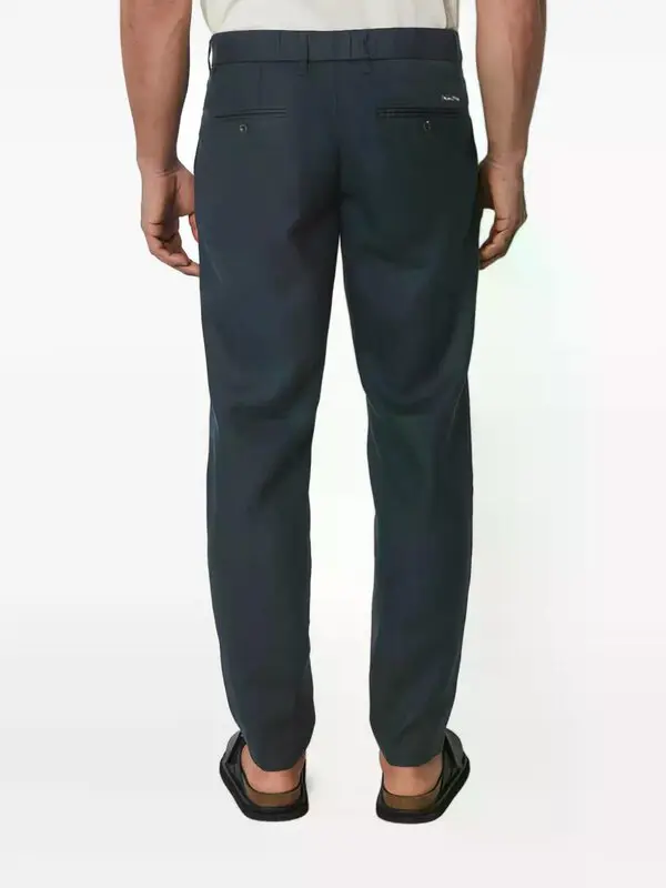 Marc O'polo Pleated Tapered Trousers - Blue