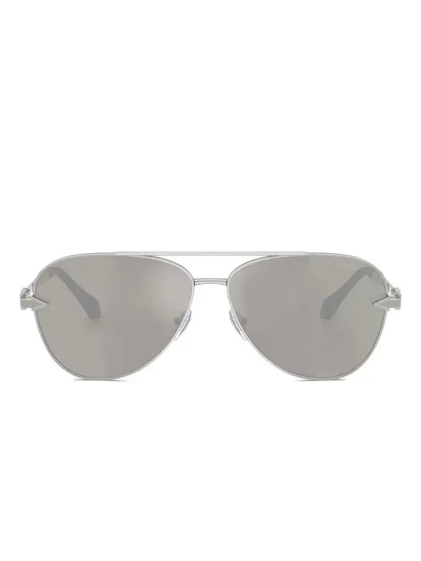 Versace Pilot-frame Sunglasses - Silver