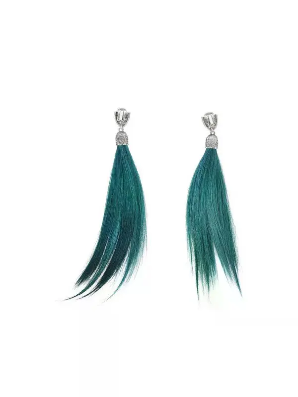 Dsquared2 Goat Skin Tassel Earrings