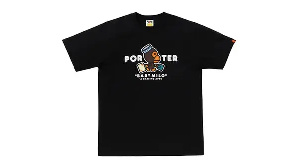 A BATHING APE X Porter Stand Milo Tee Shirt