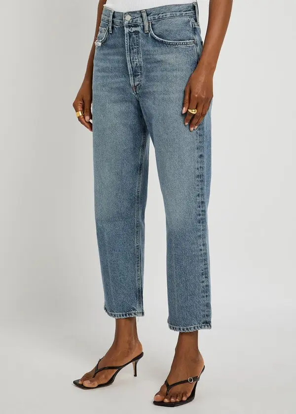 AGOLDE 90s Cropped Straight-leg Jeans