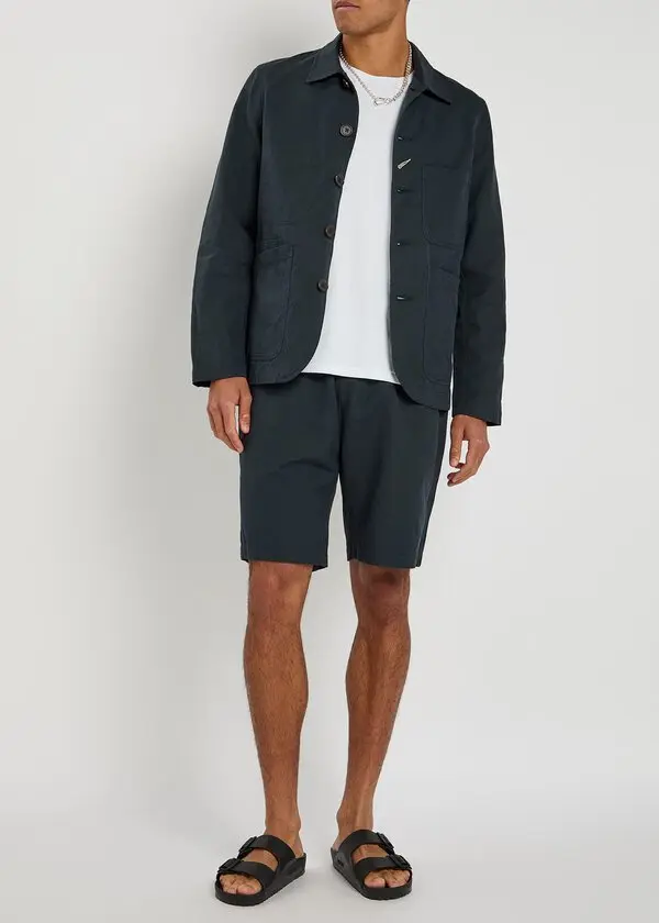 Universal Works Linen-blend Shorts